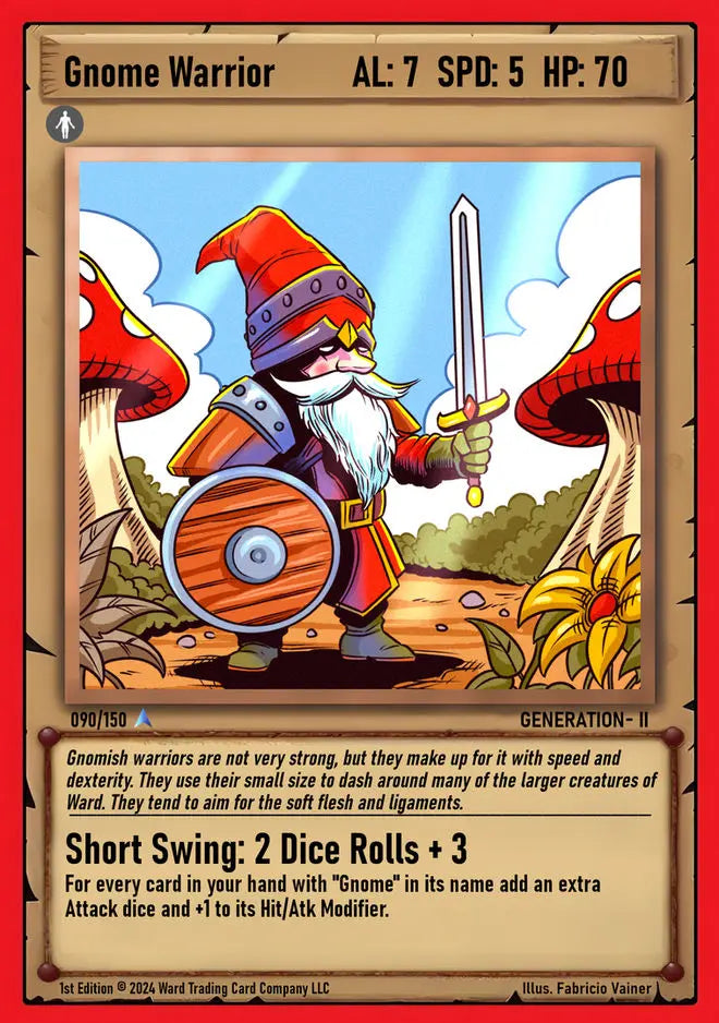 Ward TCG - Gnome Warrior GEN2 #90 – Gifts on the Bloc